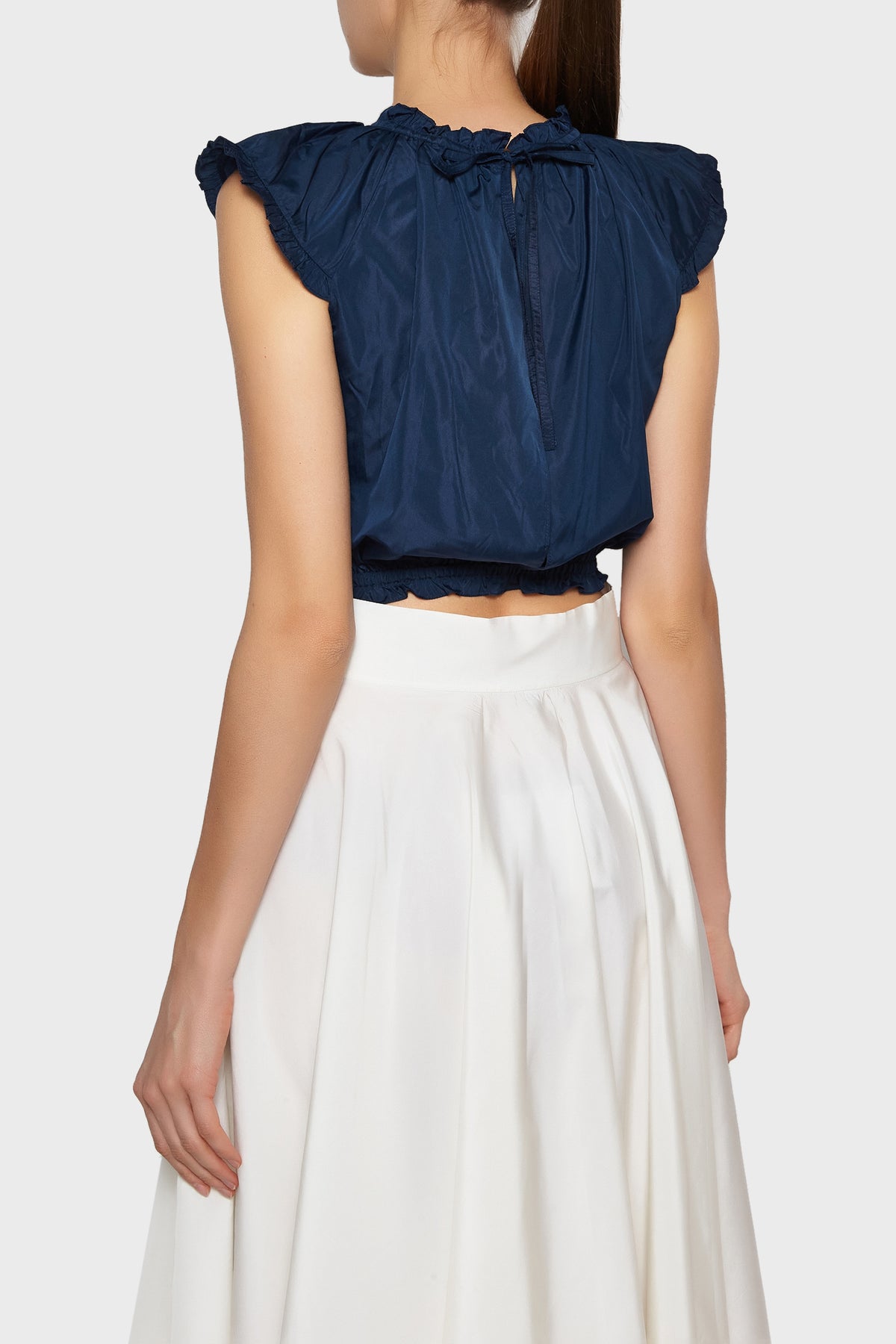 Molly Gathered Crop Top | Noon By Noor | BySymphony