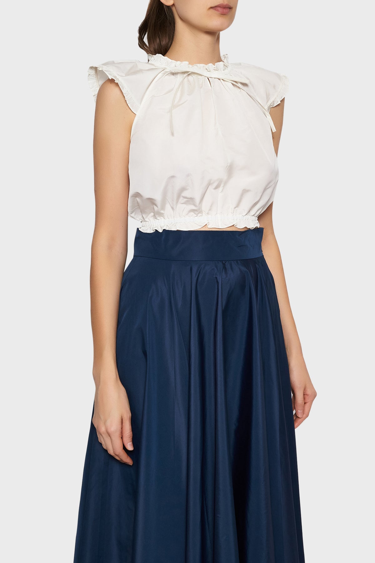 Molly Gathered Crop Top | Noon By Noor | BySymphony